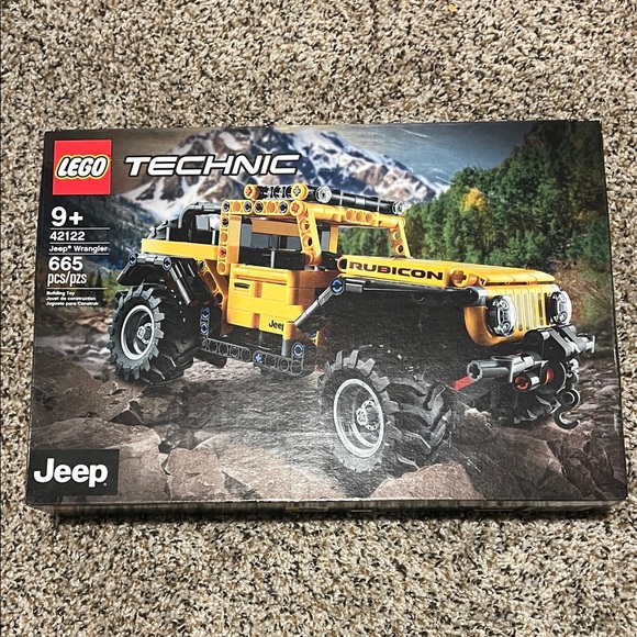 Lego | Toys | Lego Technic Jeep Wrangler Rubicon Yellow And Black ...